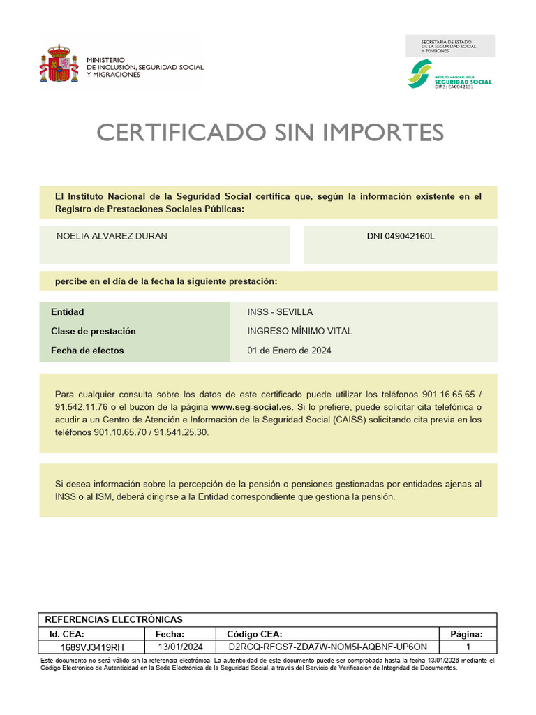 Cepe Cert 1006 | PDF