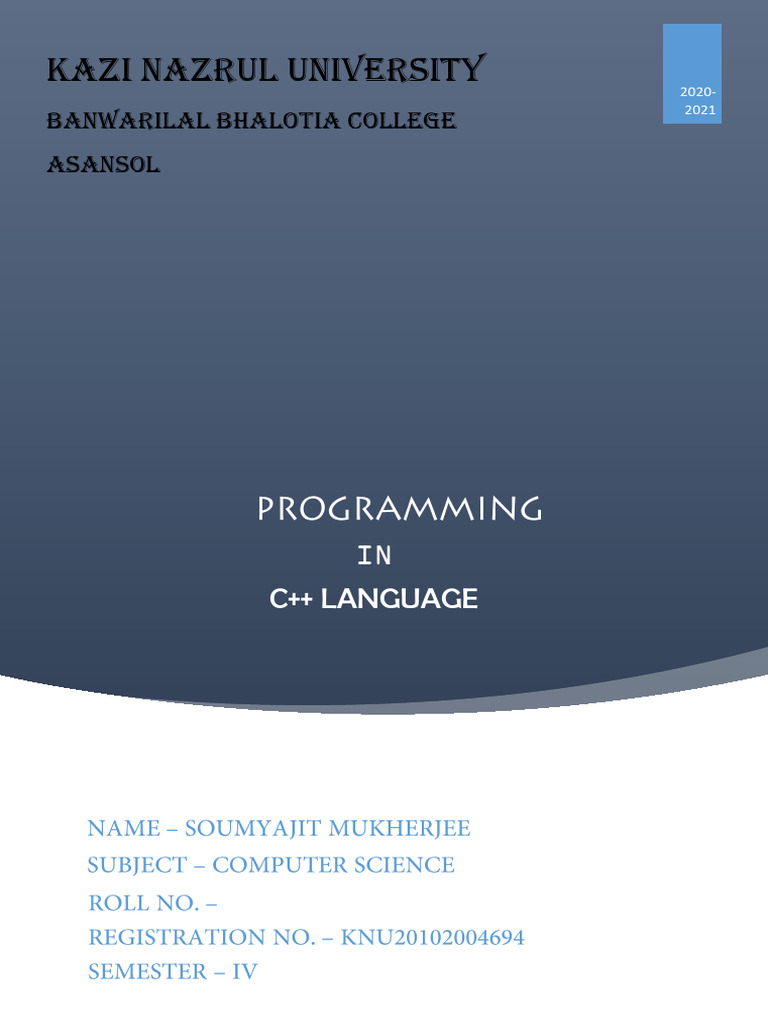 C Assignment Pdf C Constructor Object Oriented Programming