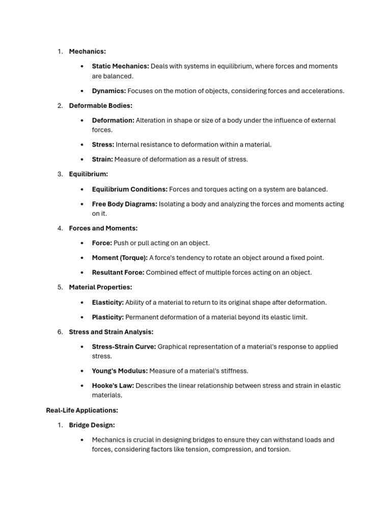 Key Concepts - Deformable | PDF | Deformation (Engineering) | Force
