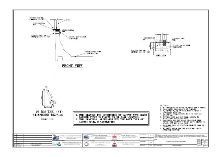 Gantry Connection Detail | Download Free PDF | Road | Transport ...