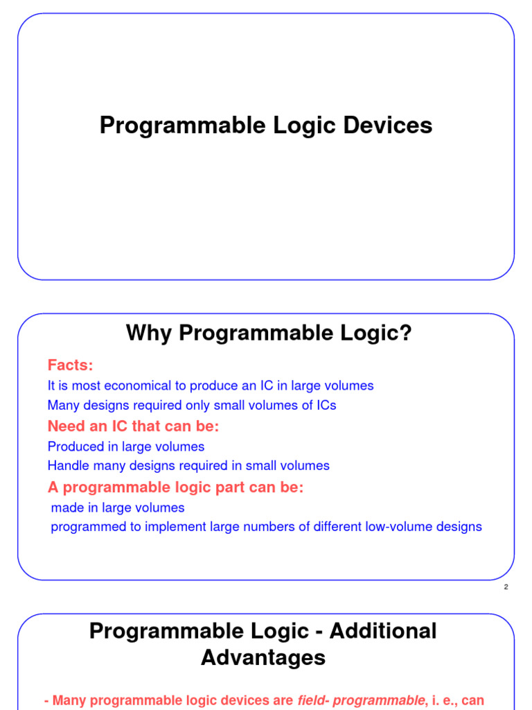 PLDs | PDF | Digital Electronics | Digital Technology