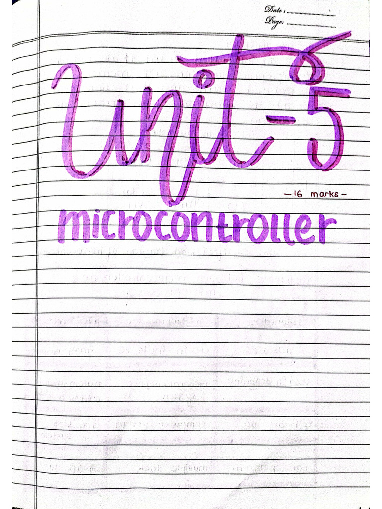 Microcontroller | PDF
