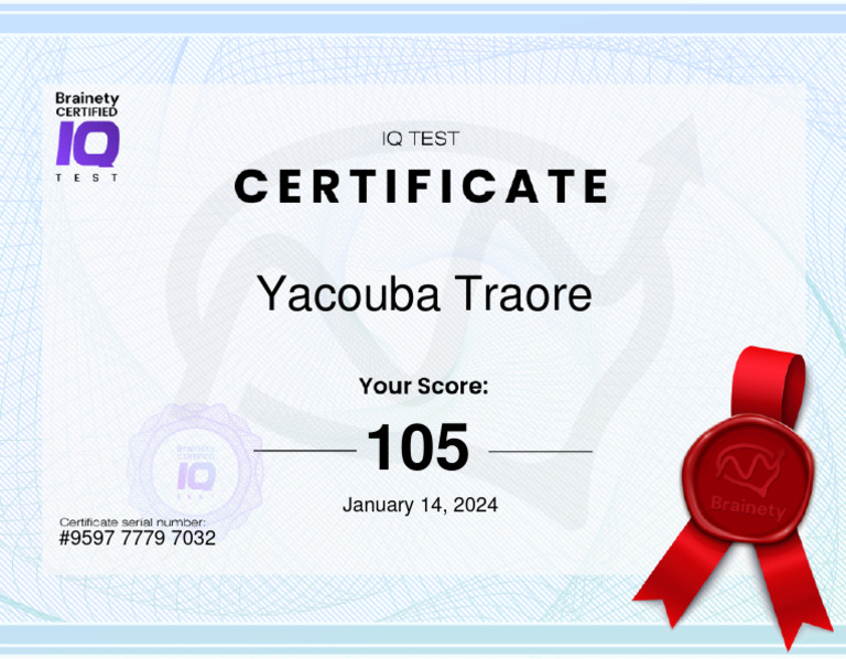 iq-test-certificate | PDF
