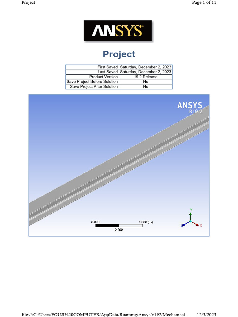 Point Load On Cantilever Beam Using Ansys Workbench | PDF | Strength Of Materials | Ultimate ...