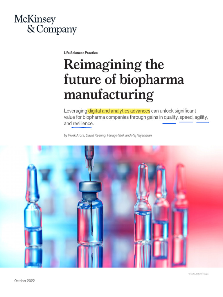 Reimagining The Future of Biopharma Manufacturing | PDF ...