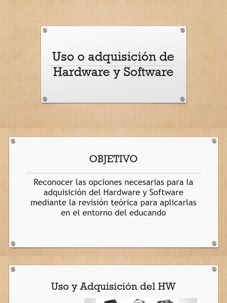 Uso de Hardware y Software | PDF | Hardware de la computadora | Software