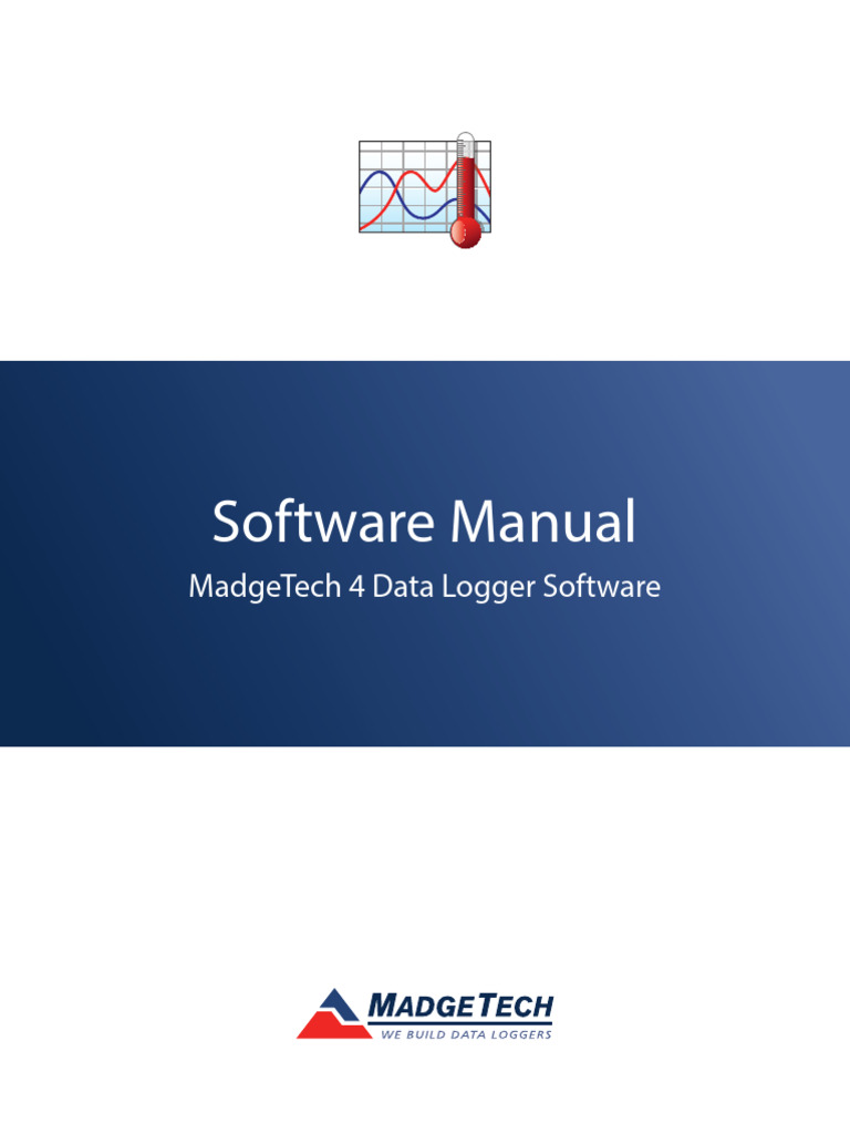 MadgeTech4 Software Manual | PDF | Installation (Computer Programs) | Usb Flash Drive