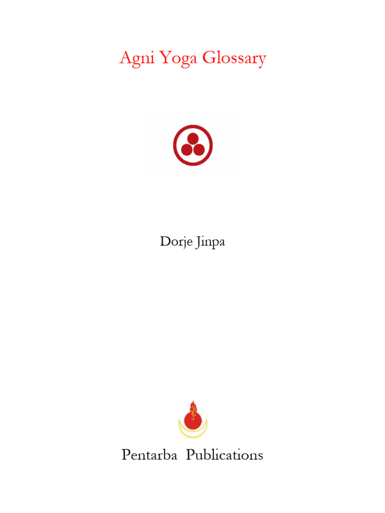 Agni Yoga Glossary | PDF | Plane (Esotericism) | Yoga