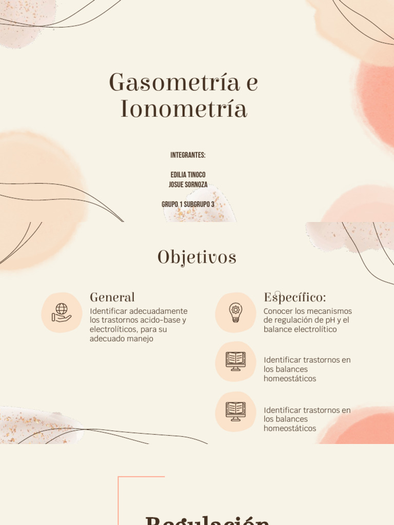 Gasometría e Ionometría | PDF | Fisiología | Medicina CLINICA