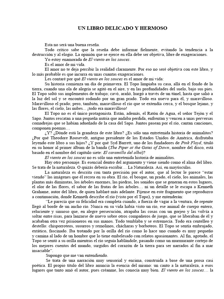 Viento en Los Sauces | PDF