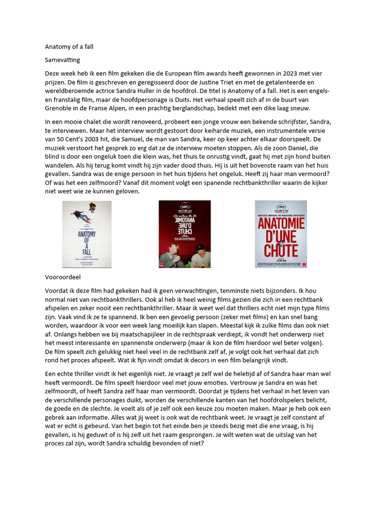 Anatomy of A Fall | PDF