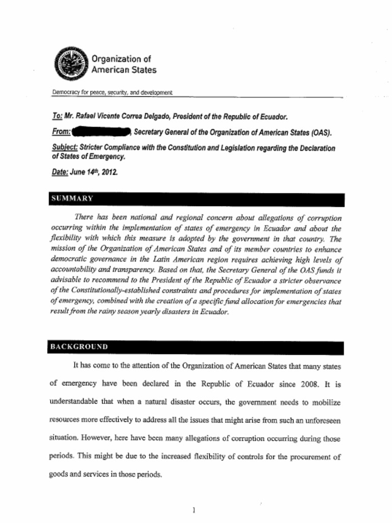 Memo 1 | PDF