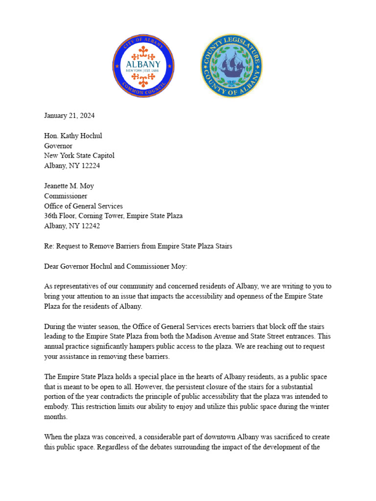 January 21, 2024 Letter | PDF