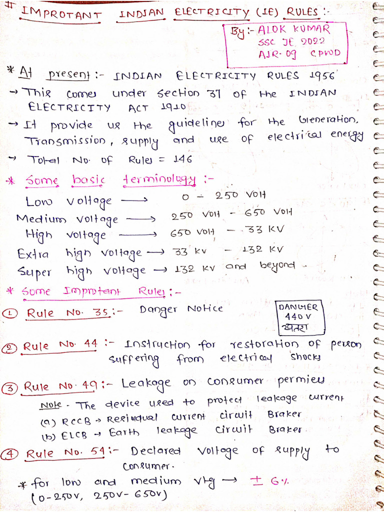 Ie Rules by Alok Kumar | PDF