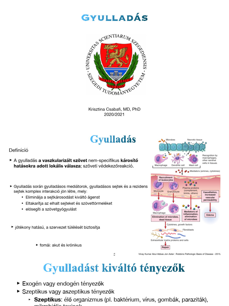 Gyulladás GYTK | PDF