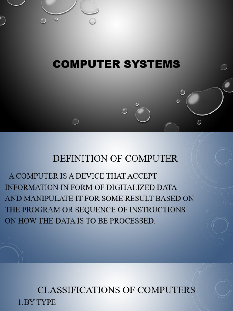 Computer Systems Classification Guide | PDF