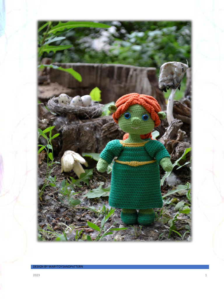 Crochetpattern Fiona Eng | PDF | Crochet | Yarn