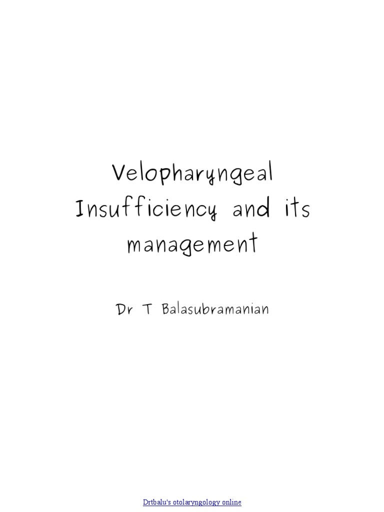Passavant's Ridge in Velopharyngeal Function | PDF | Human Head And ...