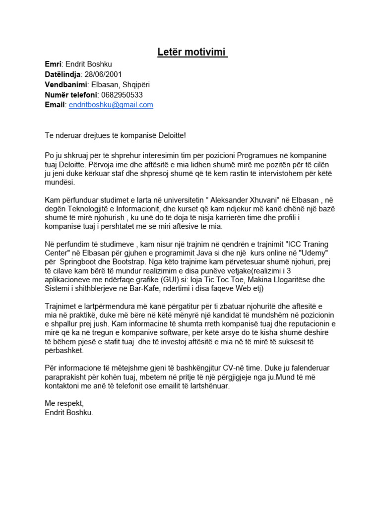 Leter Motivimi | PDF