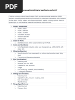 Checklist For Piping GA Drawing | PDF | Mechanical Engineering ...