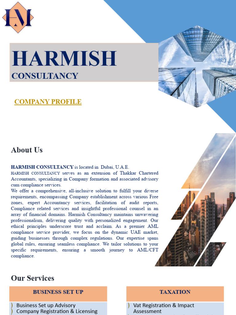 Harmish Business Profile | PDF | Money Laundering | Accounting