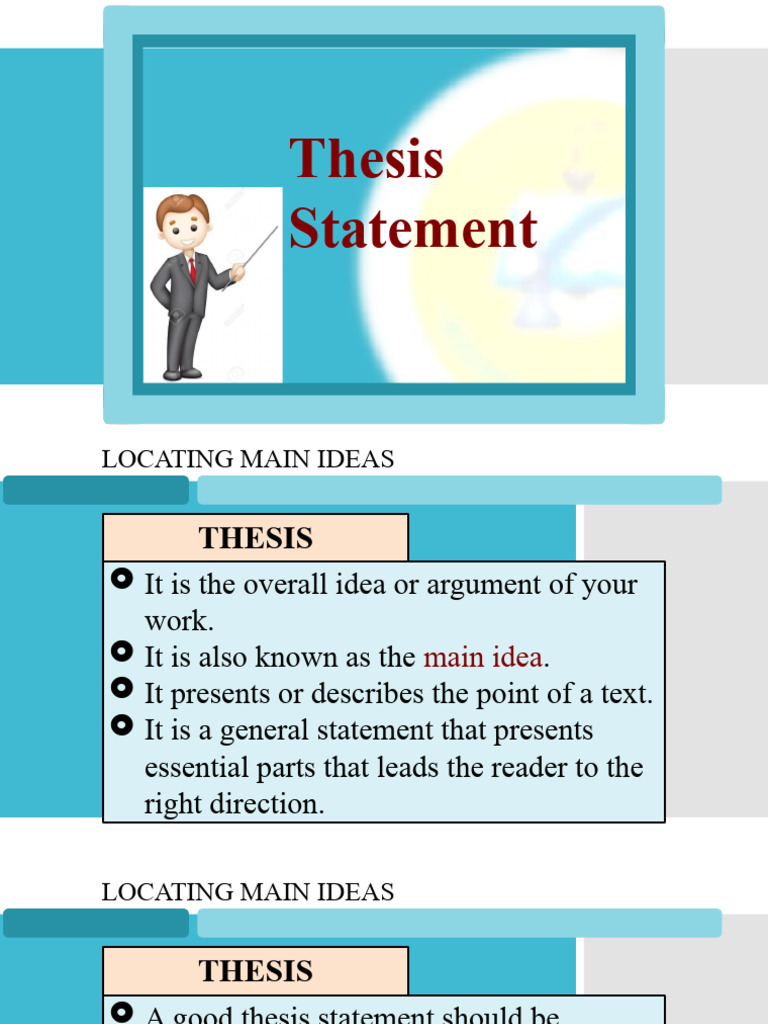 Thesis Statement PPT For Students | PDF | Thesis | Essays
