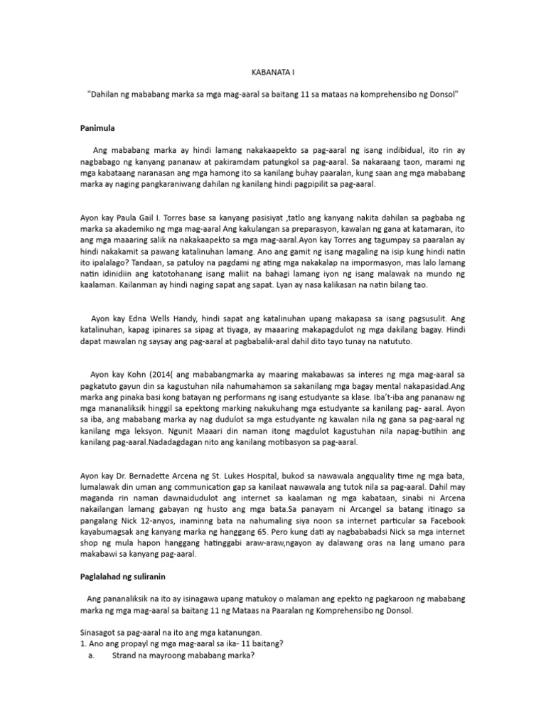 KABANATA I-WPS Office | PDF