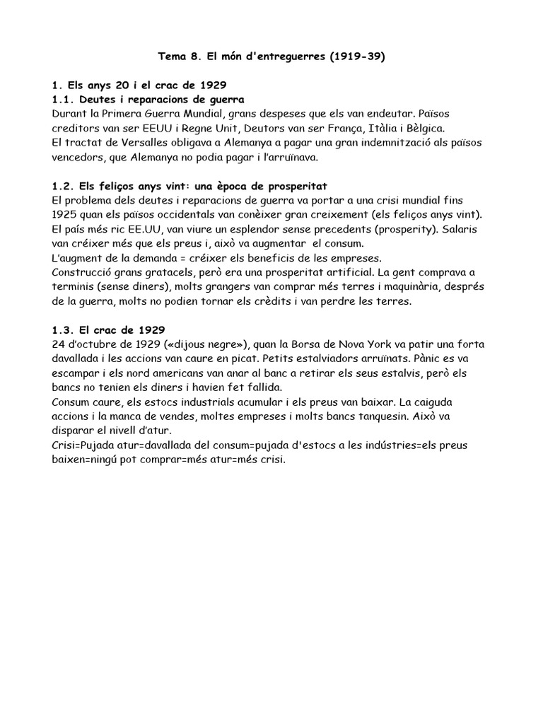 Tema 8 Socials | PDF