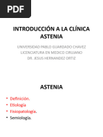 Astenia y Adinamia: Causas y Síntomas | PDF | Debilidad | Hepatitis