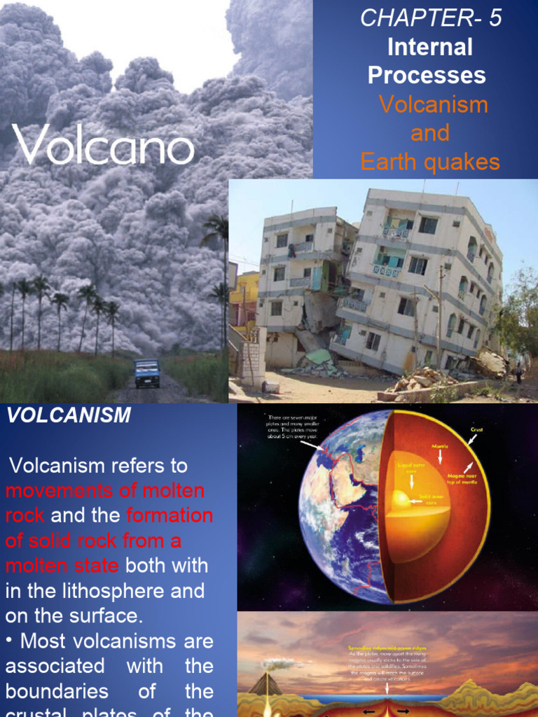 Geology Chapter 5 - 8 | PDF | Volcano | Earthquakes