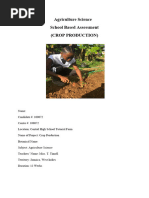 Agricultural Science Broiler Production Sba Sample | PDF | Wellness