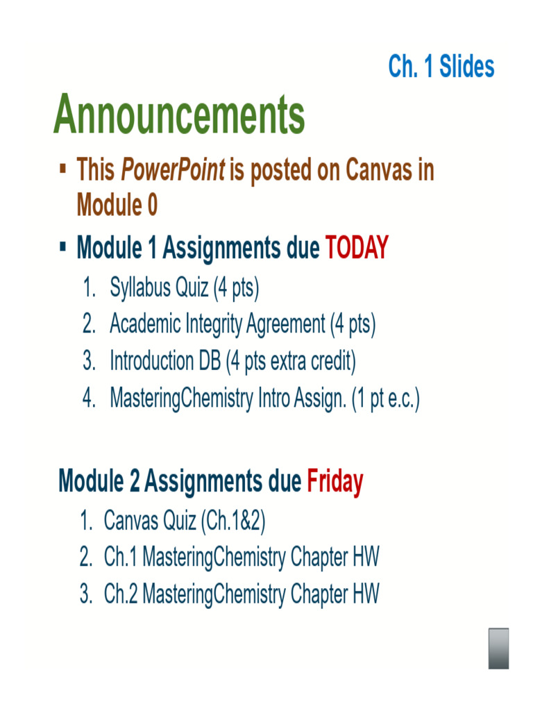 Chapter 1 Slides | PDF | Density | Molecules