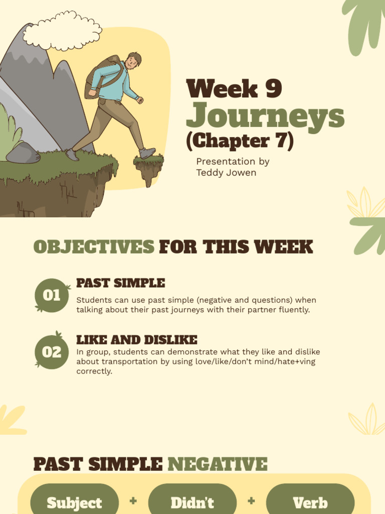 Week 9 - Journeys | PDF | Syntax | Linguistics