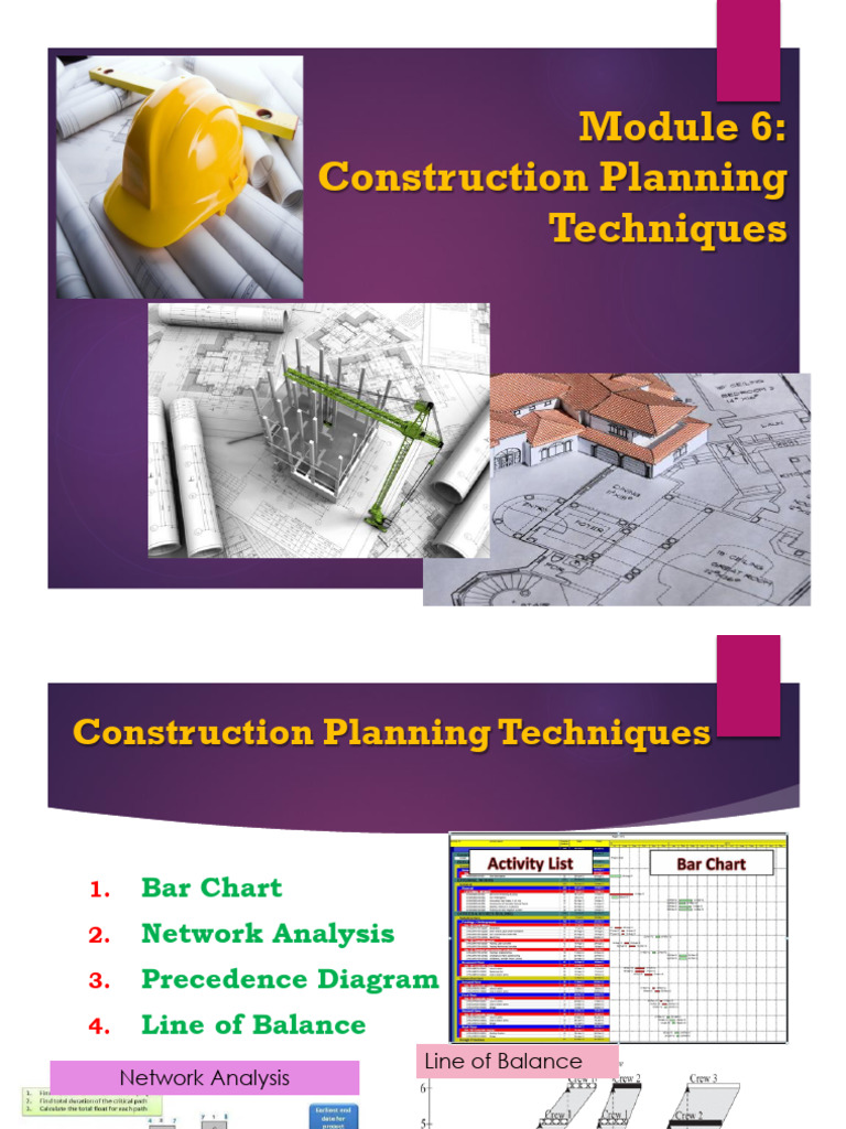 Lecture 4b - Construction Planning Technique - NEW | PDF Lecture 4b - Construction Planning Technique - NEW | PDF