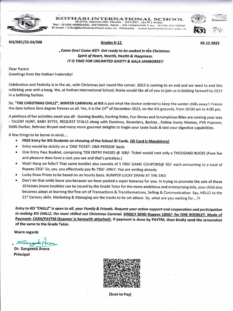398, Carnival Circular K-12 | PDF