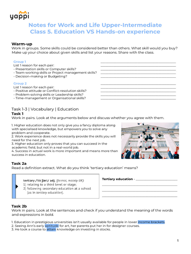 Education Vs Hands-On Experience | PDF | Experience | Knowledge