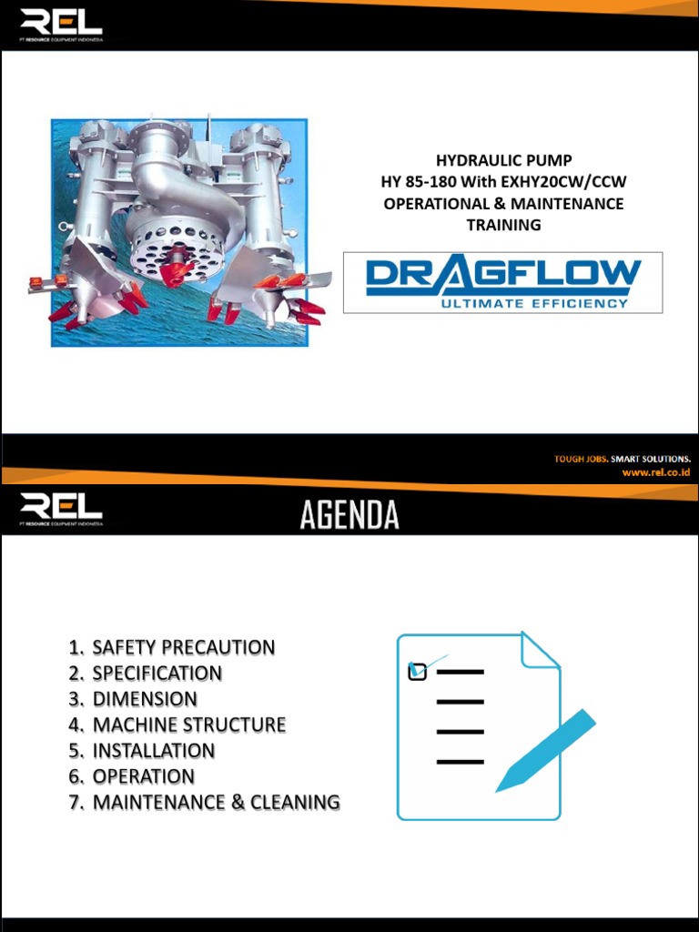 Pelatihan Operasional Pompa Dragflow HY85 | PDF