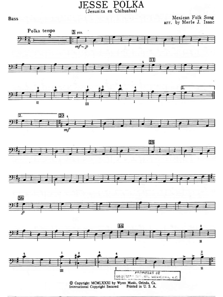 Jesse Polka Bass | PDF