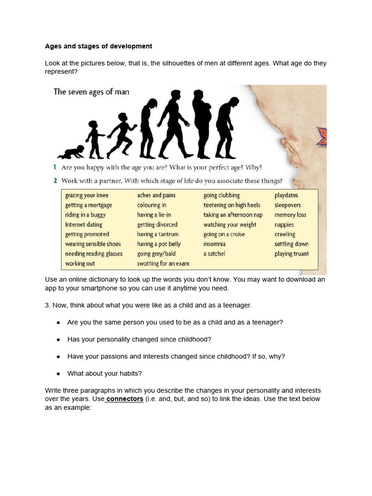 Ages and stages of development | PDF