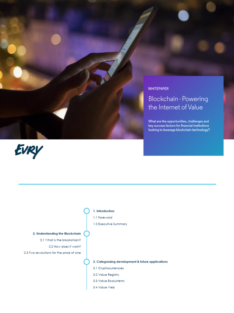 Blockchain Powering The Internet of Value | PDF