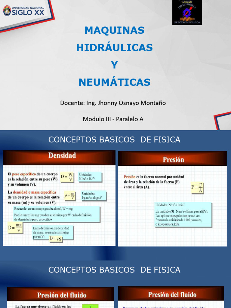 Clase 3 Maquinas Hidraulicas - Compressed | PDF | Tecnología