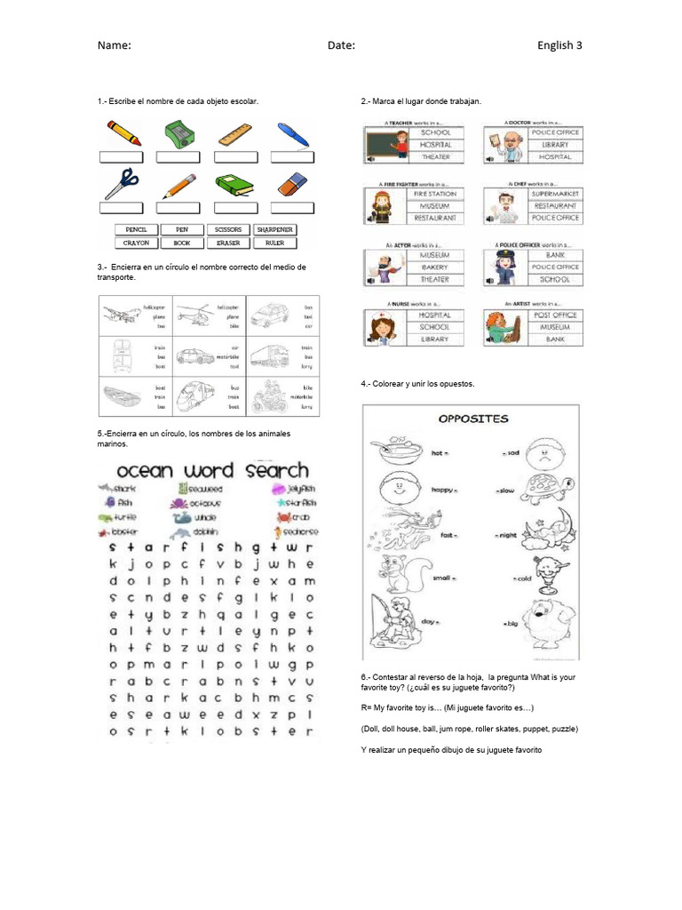 Guia 3Â° | PDF | Artes del Lenguaje y Comunicación