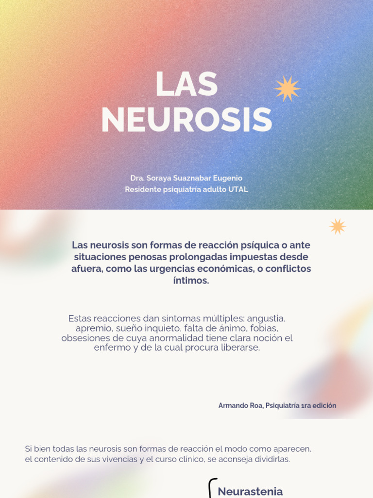 Las Neurosis | PDF | Neurosis | Causas de la muerte