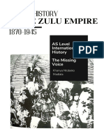 The Zulu State Under Tshaka | PDF | Zulu Kingdom