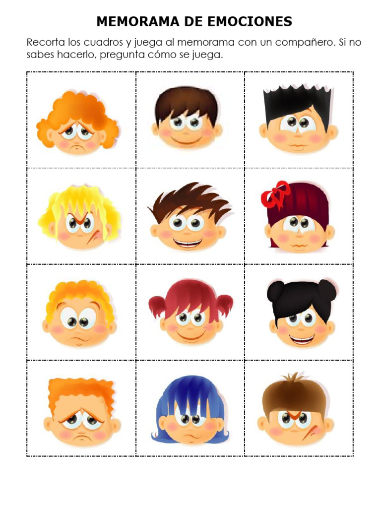 Actividades Escolares: Juegos y Emociones | PDF