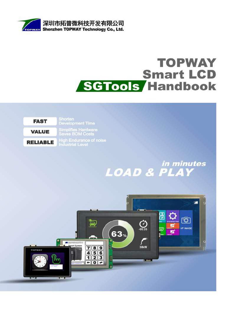 Topway Smart LCD User Handbook | PDF | User Interface | Computer Keyboard