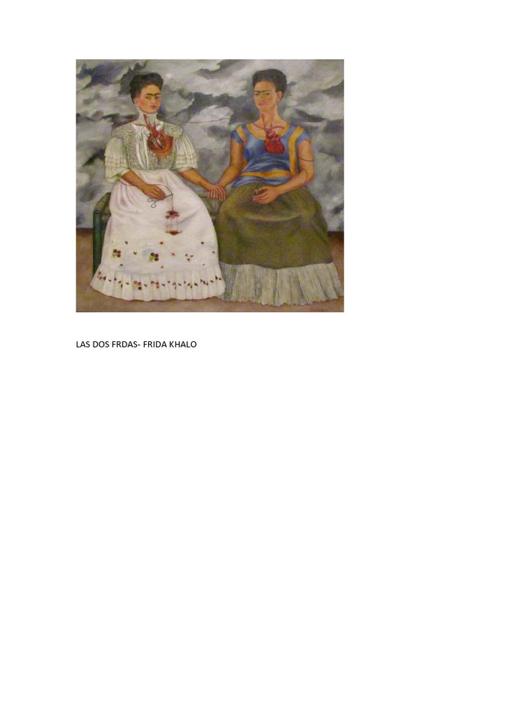 LAS DOS FRIDAS- FRIDA KAHLO | PDF