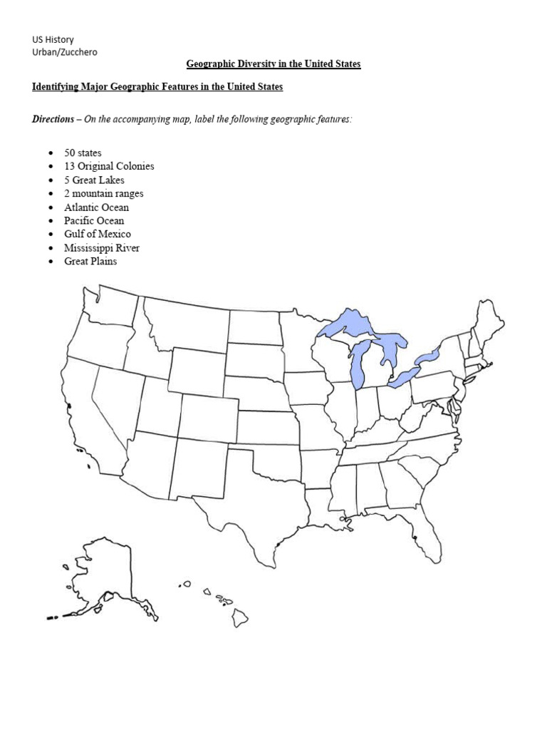 Geographic Diversity in The United States | PDF