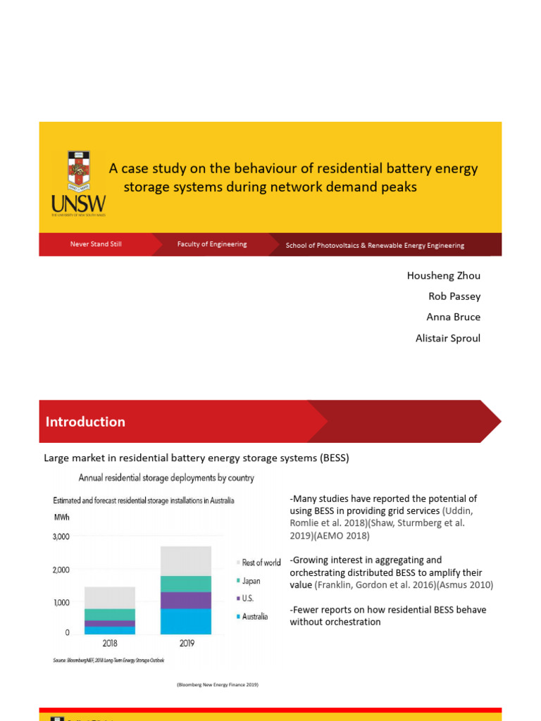 Zhou Hou Sheng Case Study On The Behaviour of Battery Energy Storage ...