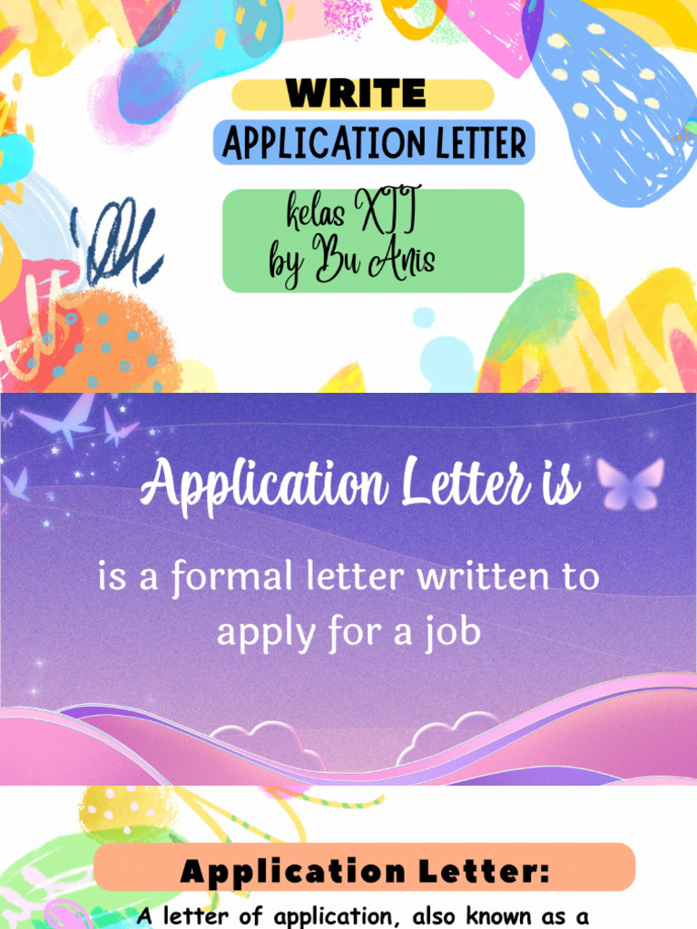 Application Letter | PDF